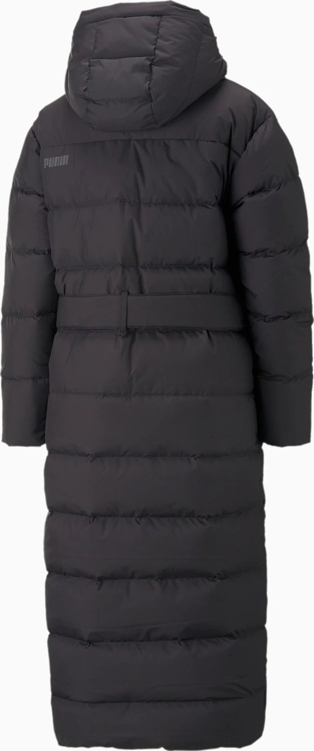 Płaszcz puchowy damski Long Hooded Down Coat Puma - czarna