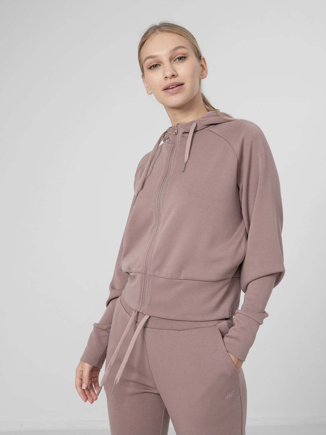 Bluza damska H4Z22 BLD027 4F różowa - Sport-Shop.pl