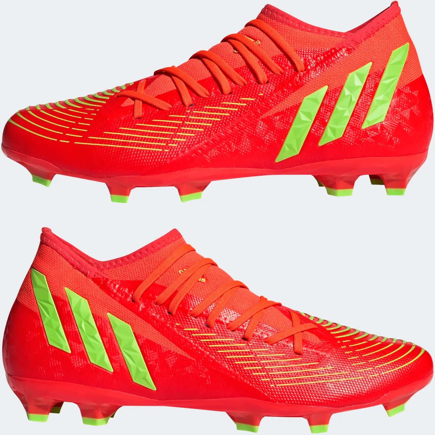 Buty piłkarskie korki Predator Edge.3 FG Adidas - czerwony
