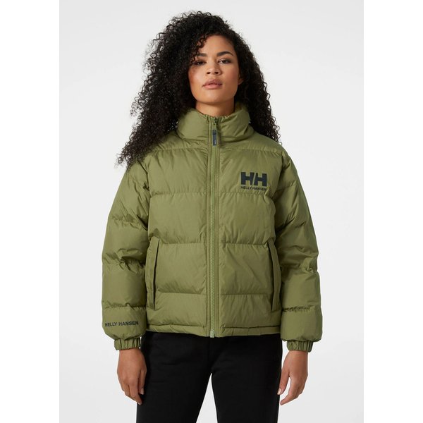 Kurtka puchowa dwustronna damska HH Urban Reversible Helly Hansen - zielony