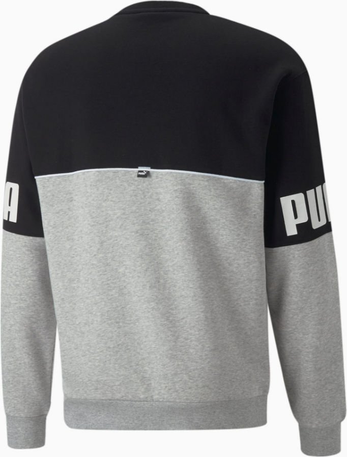 Bluza męska Power Colorblock Crew FL Light Puma - Sport-Shop.pl