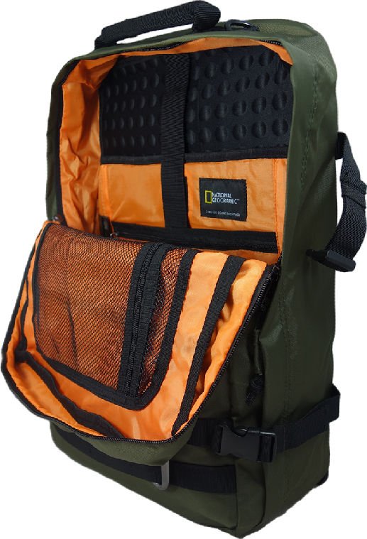 Plecak z funkcją torby Hybrid RFID National Geographic - khaki