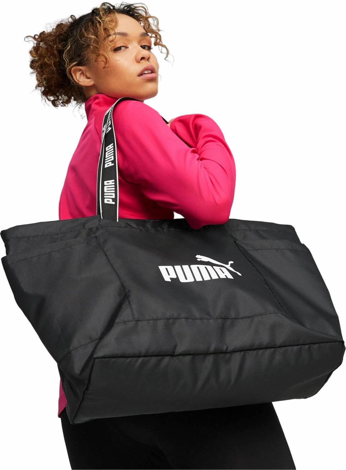 Torba Shopper Core Base Large Puma - czarny - Sport-Shop.pl