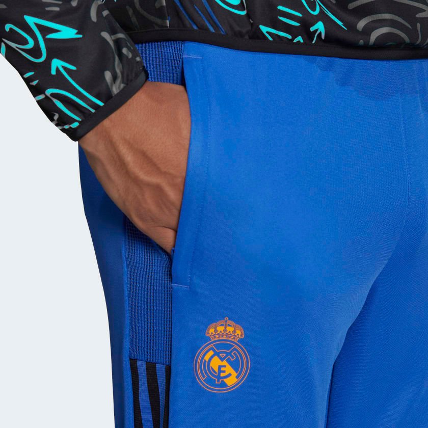Spodnie męskie Real Madrid Tiro Adidas - niebieski - Sport-Shop.pl