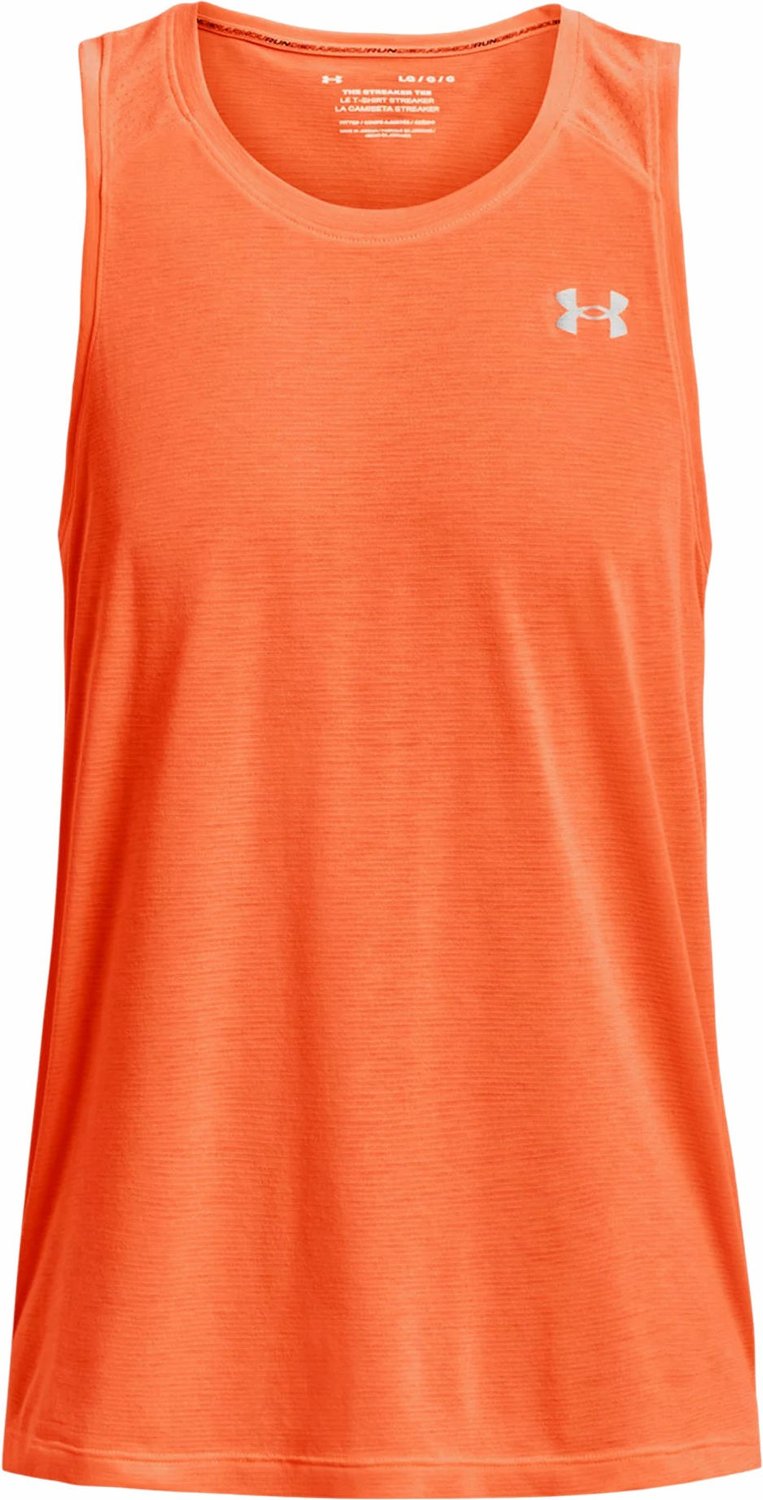 Bezrękawnik męski Streaker Run Singlet Under Armour - Orange Blast ...