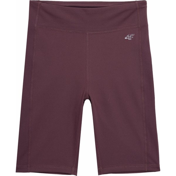 Spodenki, kolarki damskie 4FSS23TTIGF042 4F - ciemny fiolet