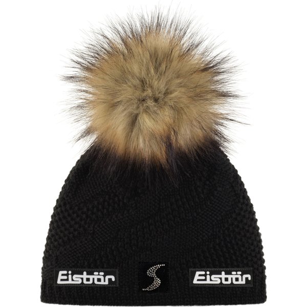 Czapka zimowa Merino Yva Lux Crystal MÜ SP Eisbar - czarny Czapka zimowa Merino Yva Lux Crystal MÜ SP Eisbar - czarny