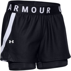 Spodenki damskie Play Up 2in1 Under Armour - czarne - Sport-Shop.pl