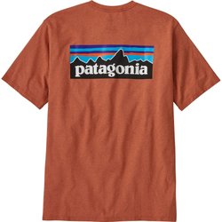 Koszulka męska P-6 Logo Responsibili Tee Patagonia - Redtail Rust